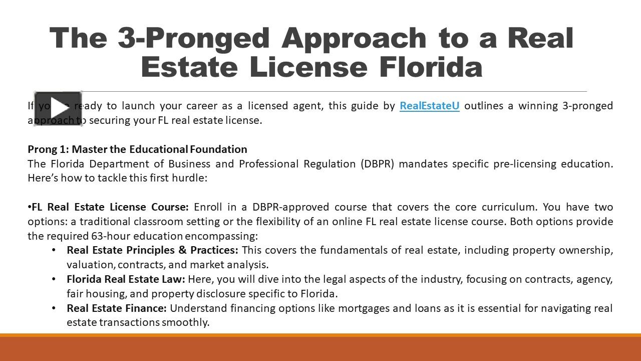 PPT – fl real estate license PowerPoint presentation | free to download ...