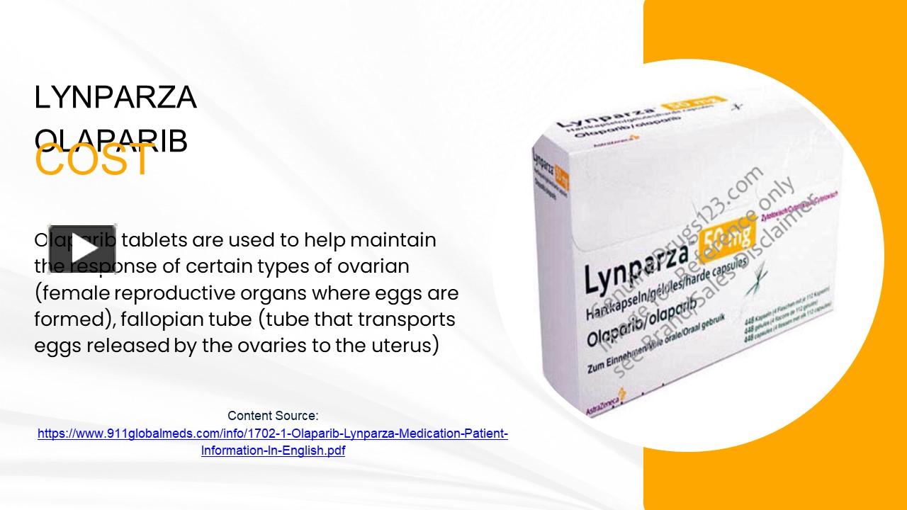 Lynparza Olaparib Cost presentation | free to download