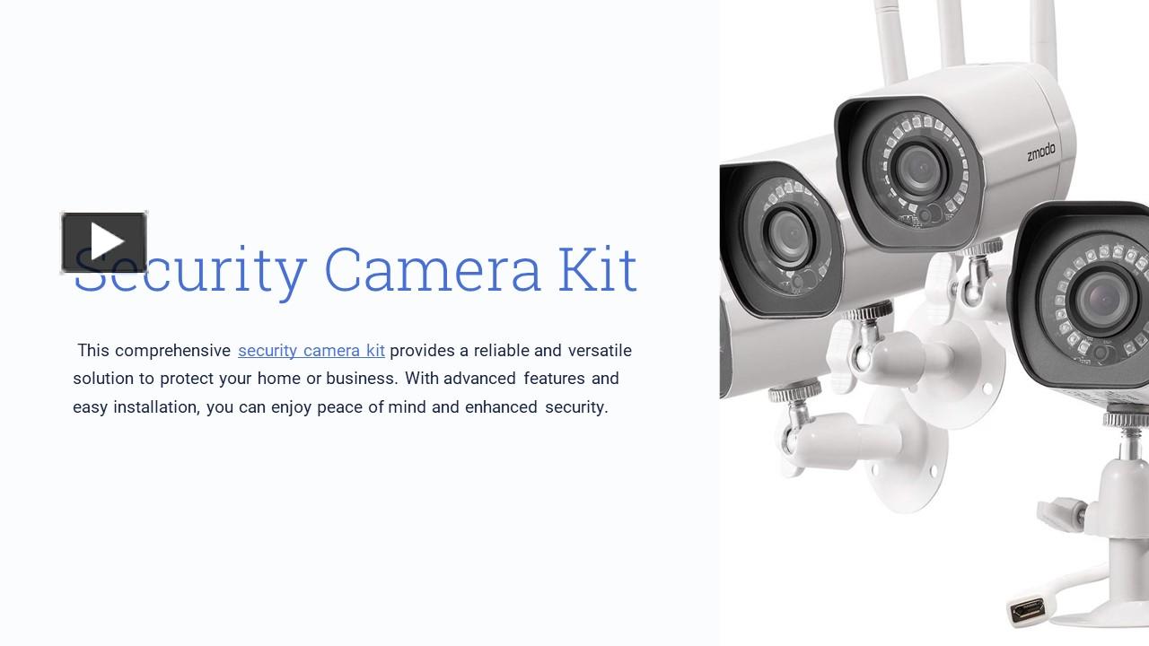 PPT – Solar Powered Security Camera PowerPoint presentation | free to ...