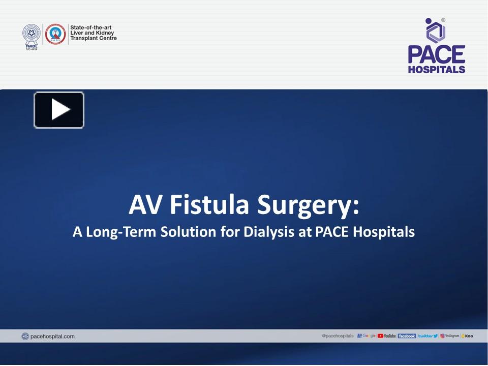 PPT – AV Fistula Surgery: A Long-Term Solution for Dialysis at PACE ...
