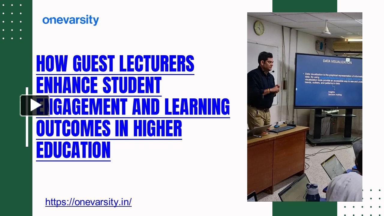 PPT – How Guest Lecturers Enhance Student Engagement and Learning ...