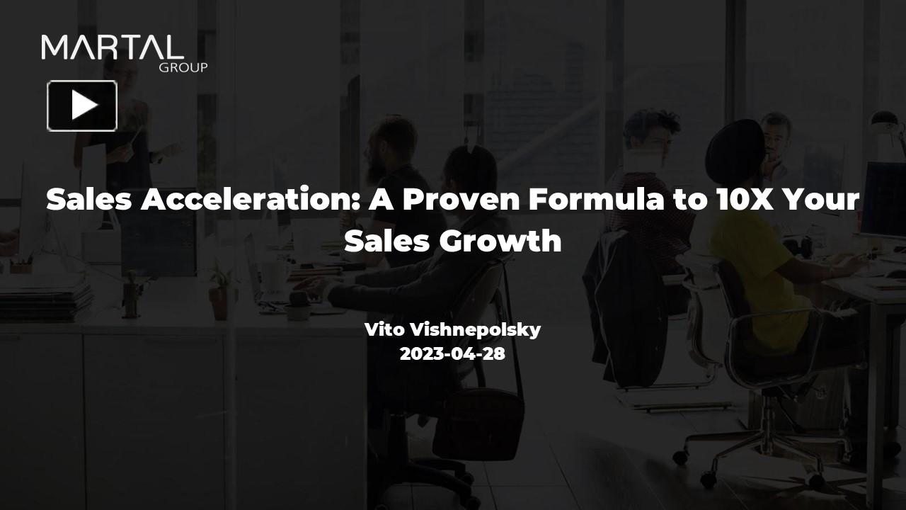 PPT – Sales Acceleration PowerPoint presentation | free to download ...