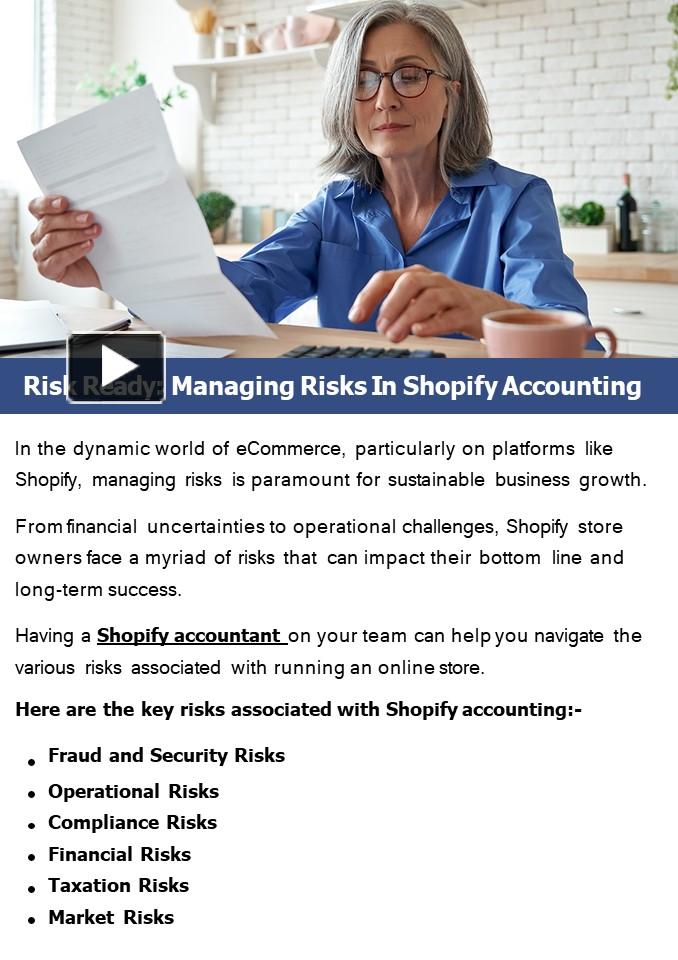 PPT – Risk Ready: Managing Risks In Shopify Accounting PowerPoint ...