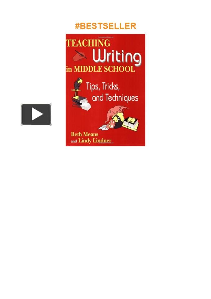 ️(download)⚡️ Teaching Writing in Middle School: Tips, Tricks, and ...