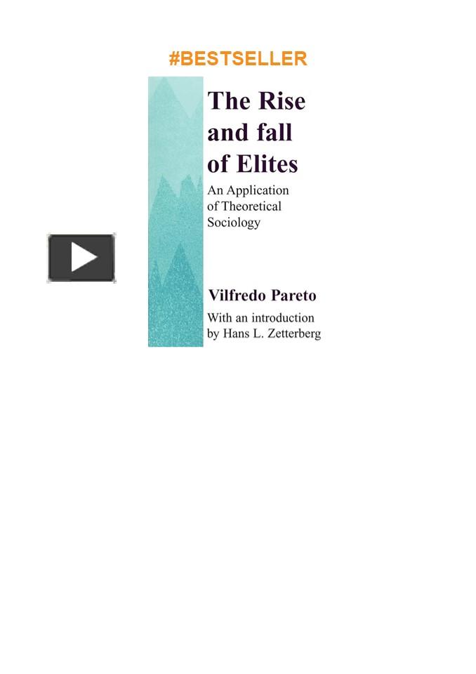 PDF ️Download ️ The Rise and Fall of Elites: Application of Theoretical ...