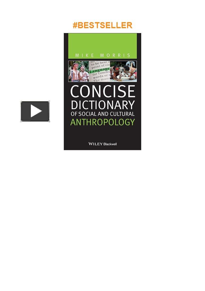 PPT – download Concise Dictionary of Social and Cultural Anthropology ...