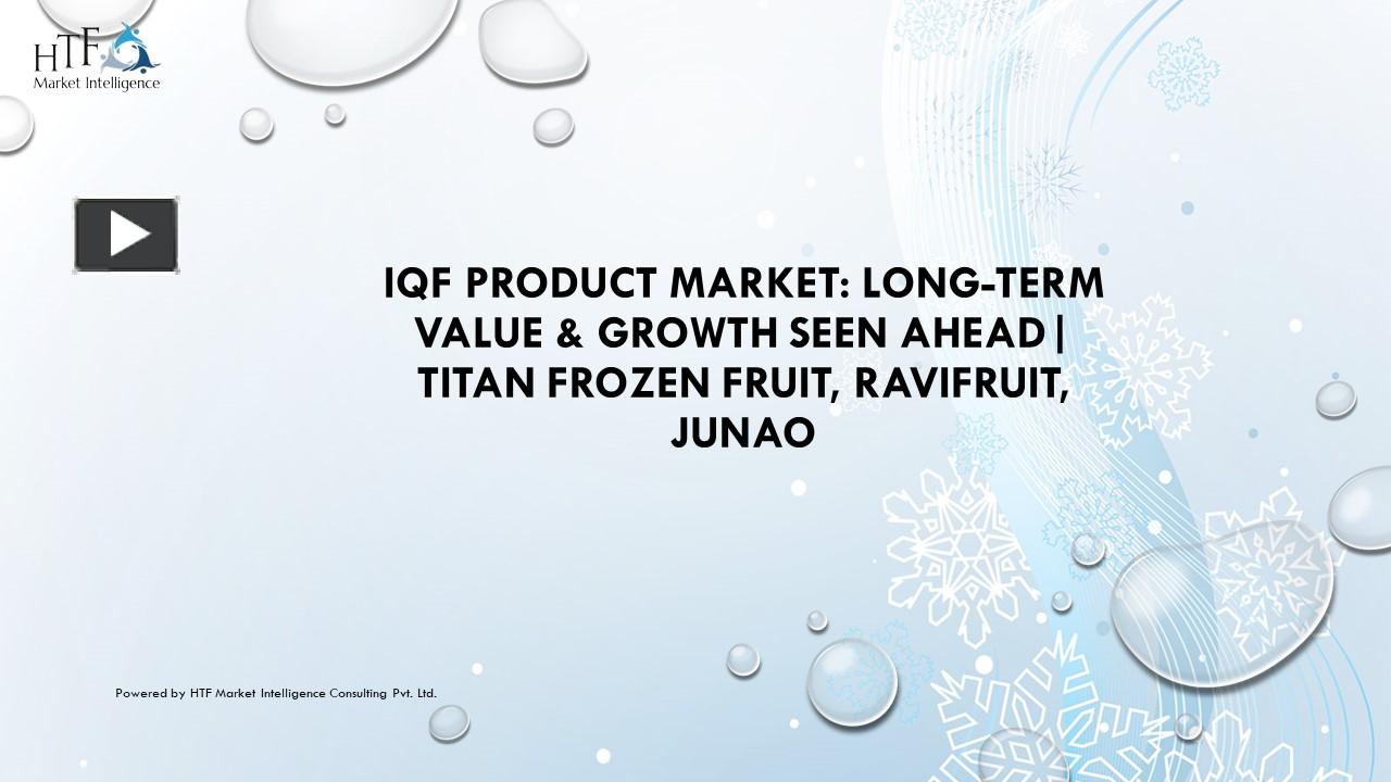 IQF Product Market presentation | free to download