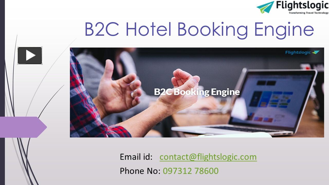 PPT – B2C Hotel Booking Engine PowerPoint presentation | free to ...