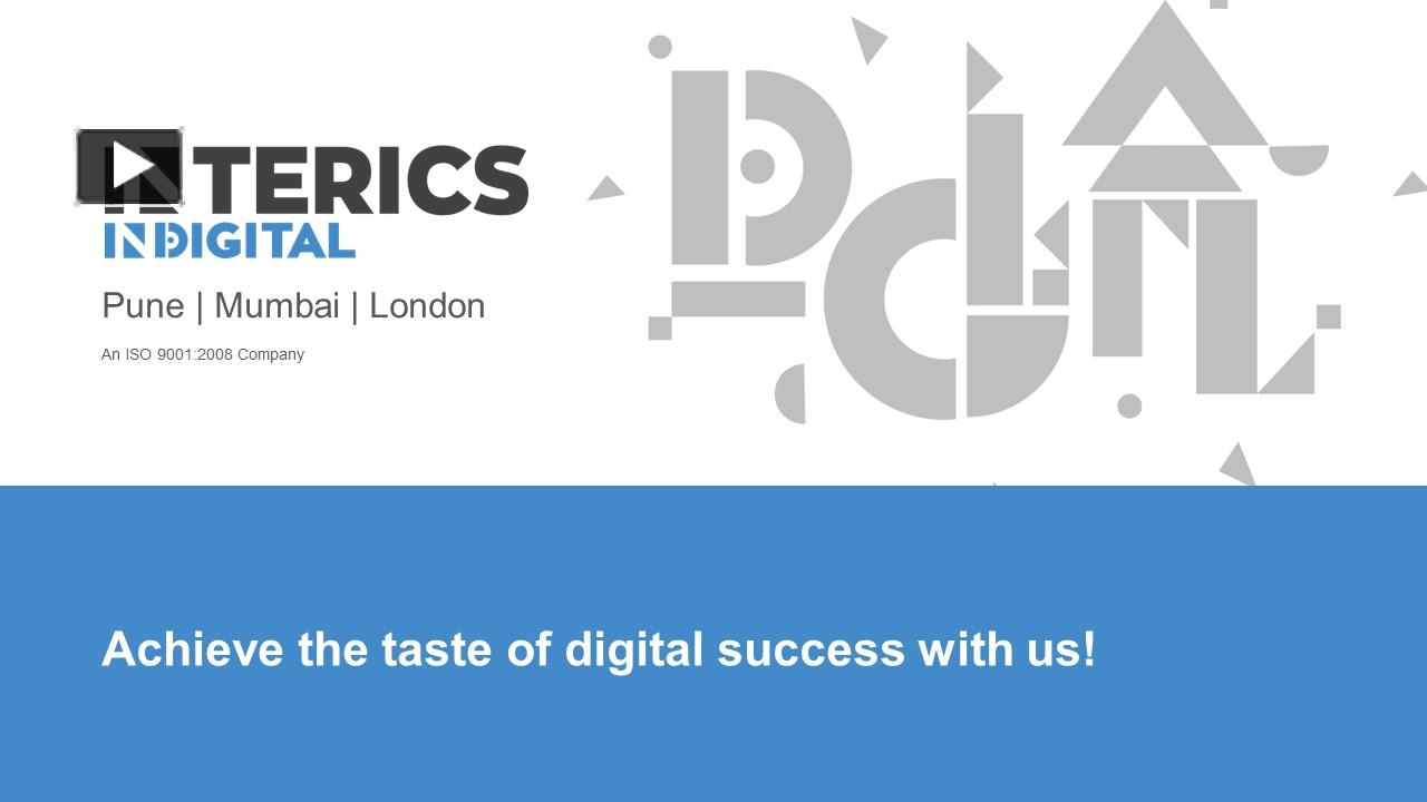 PPT – Achieve the taste of digital success with us! PowerPoint ...