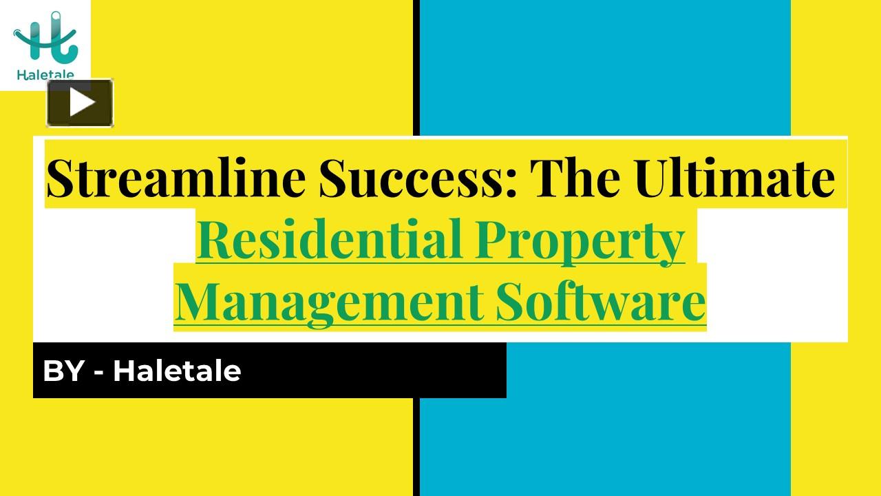 PPT – Streamline Success The Ultimate Residential Property Management ...