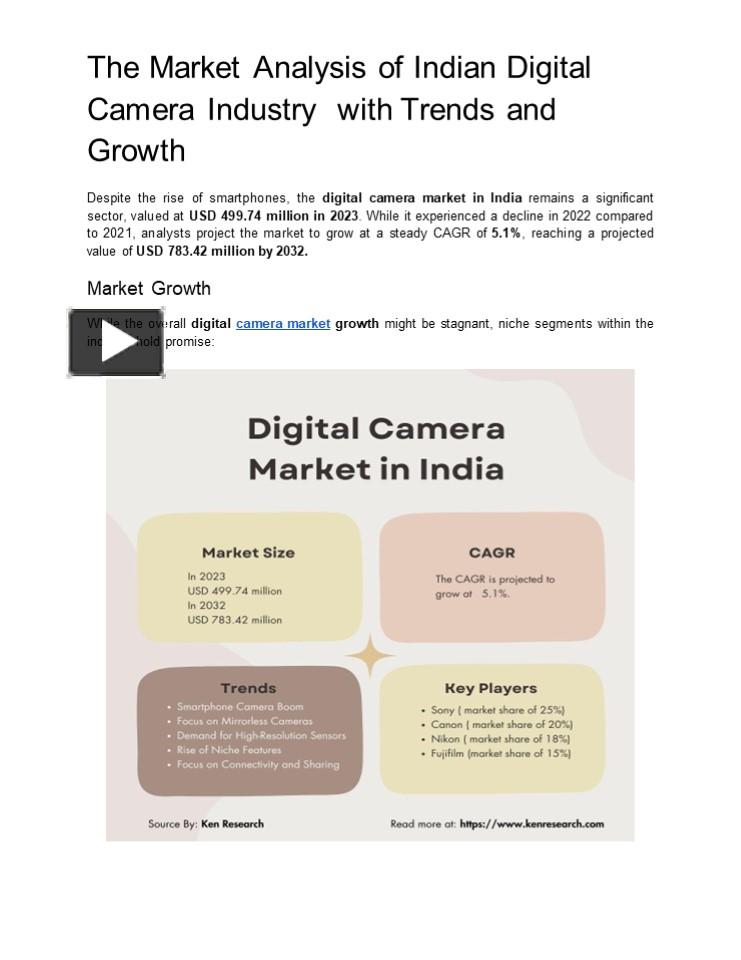 PPT – The Market Analysis of Indian Digital Camera Industry with Trends ...