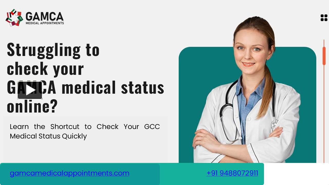 Easily Check Your GAMCA Medical Status Online with GAMCA Medical ...