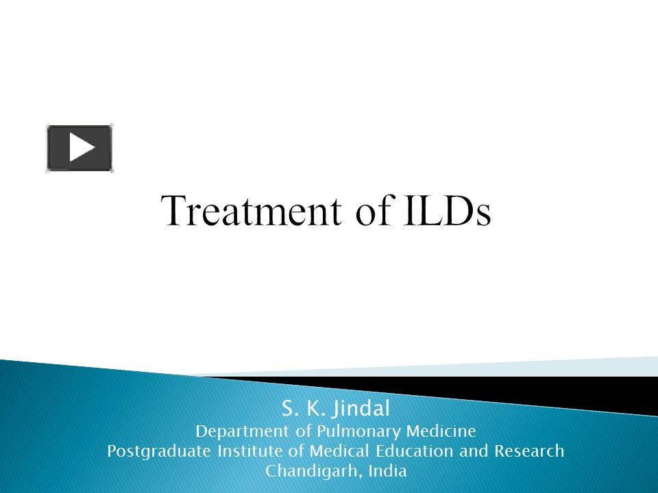 Treatment of ILDs presentation | free to download