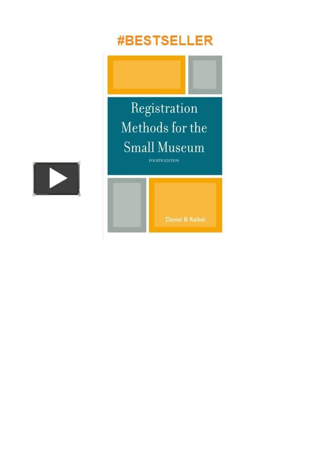 PPT – Download⚡️PDF ️ Registration Methods for the Small Museum ...