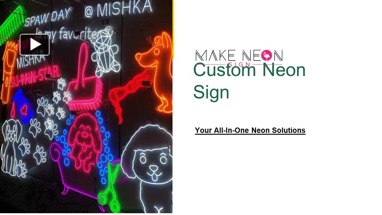 PPT – Brighten Up Your Space with Custom Neon Signs PowerPoint ...