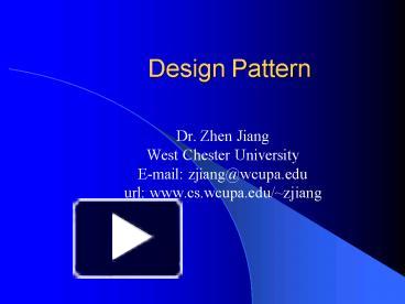 Design Pattern presentation | free to download
