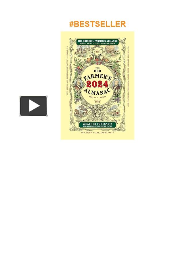 PPT – ️[READ] ️ The 2024 Old Farmer’s Almanac Trade Edition (Old Farmer ...