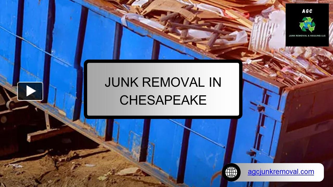 Junk Removal in Chesapeake | AGC Junk Removal presentation | free to ...