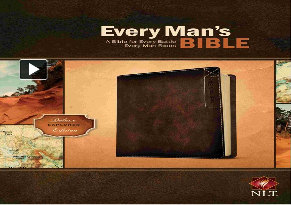 PPT – ⚡PDF Every Man's Bible: New Living Translation, Deluxe Explorer ...