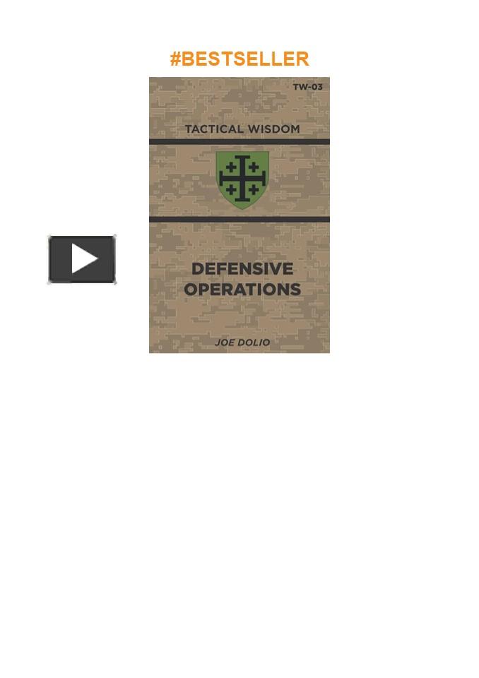 PPT – PDF ️Download ️ Defensive Operations: TW-03 (Tactical Wisdom ...