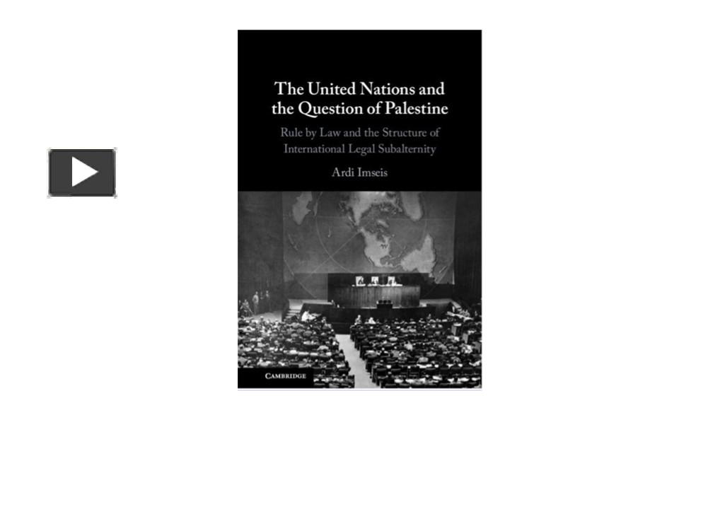 PPT – download⚡[PDF] The United Nations and the Question of Palestine ...