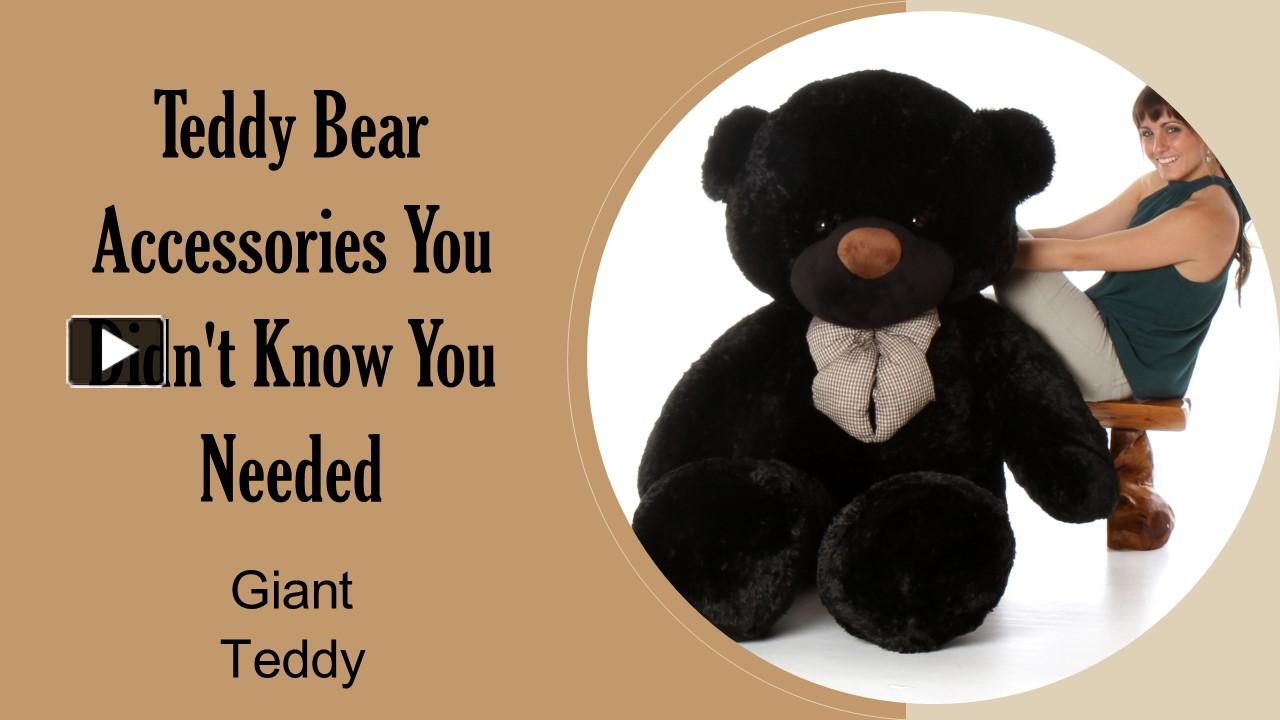 PPT – Teddy Bear Accessories You Didn't Know You Needed PowerPoint ...