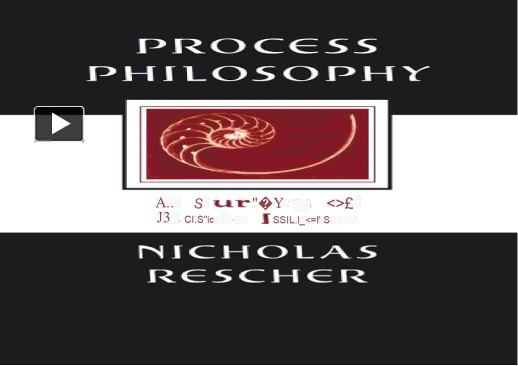 PPT – $PDF$/READ Process Philosophy: A Survey of Basic Issues ...