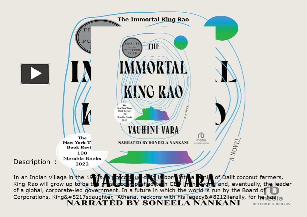 PPT – download⚡️ The Immortal King Rao PowerPoint presentation | free ...