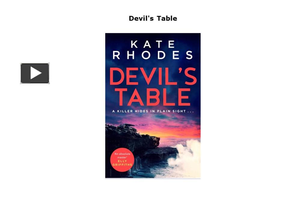 READ/DOWNLOAD Devil's Table presentation | free to download