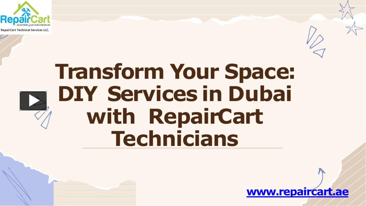 DIY Works in Dubai For Commercial & Residential Units presentation ...