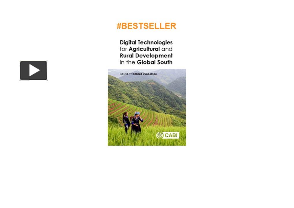 PPT – download pdf Digital Technologies for Agricultural and Rural ...