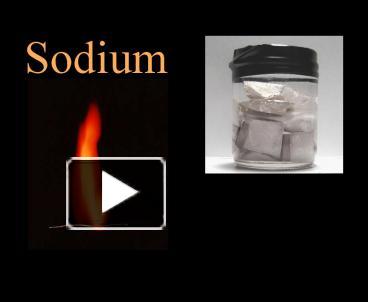 Sodium presentation | free to view