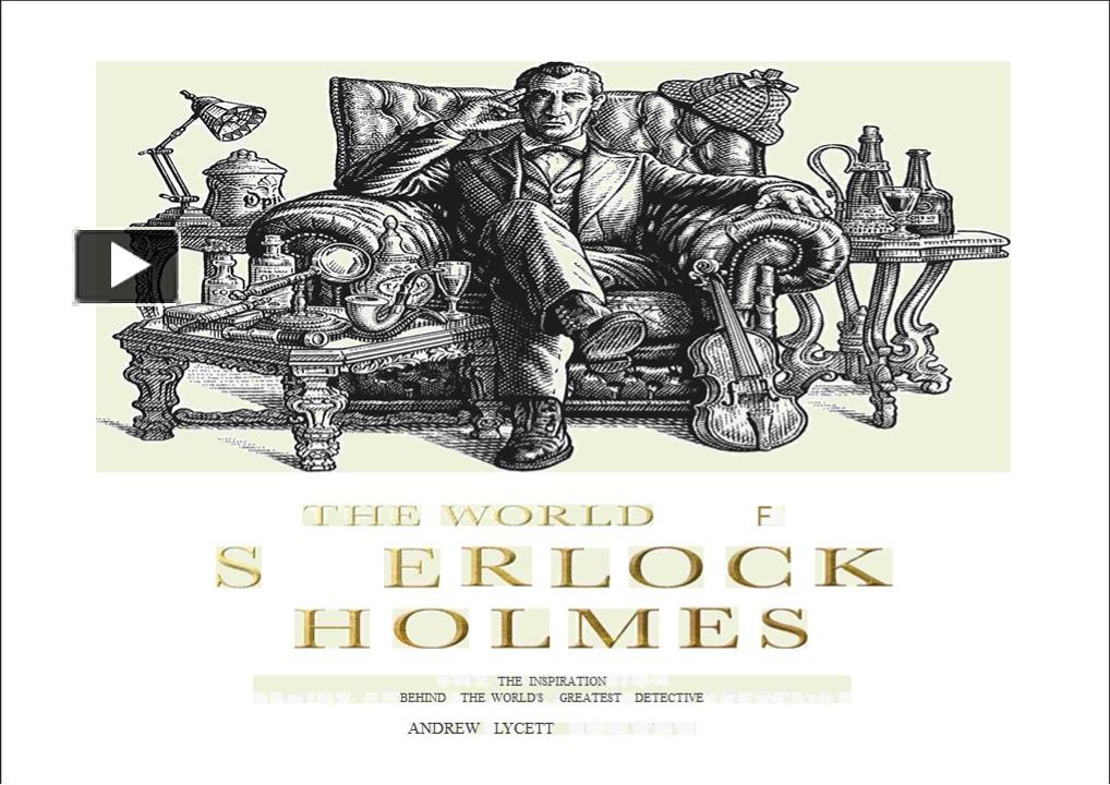 PPT – $PDF$/READ The Worlds of Sherlock Holmes: The Inspiration Behind ...