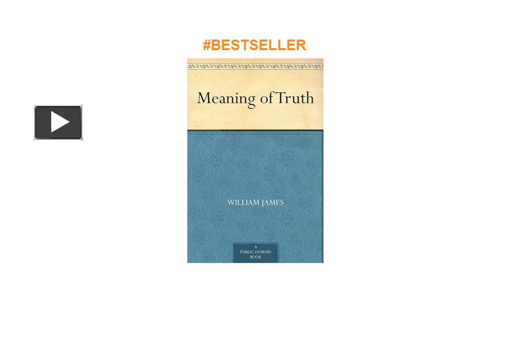 [PDF] ️DOWNLOAD⚡️ Meaning of Truth presentation | free to download
