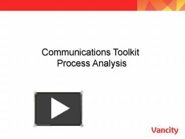 PPT – Communications Toolkit Process Analysis PowerPoint presentation ...