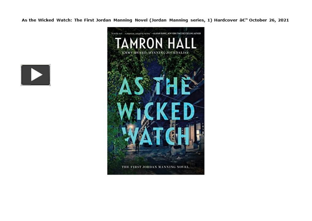 Download (PDF) As the Wicked Watch: The First Jordan Manning Novel ...