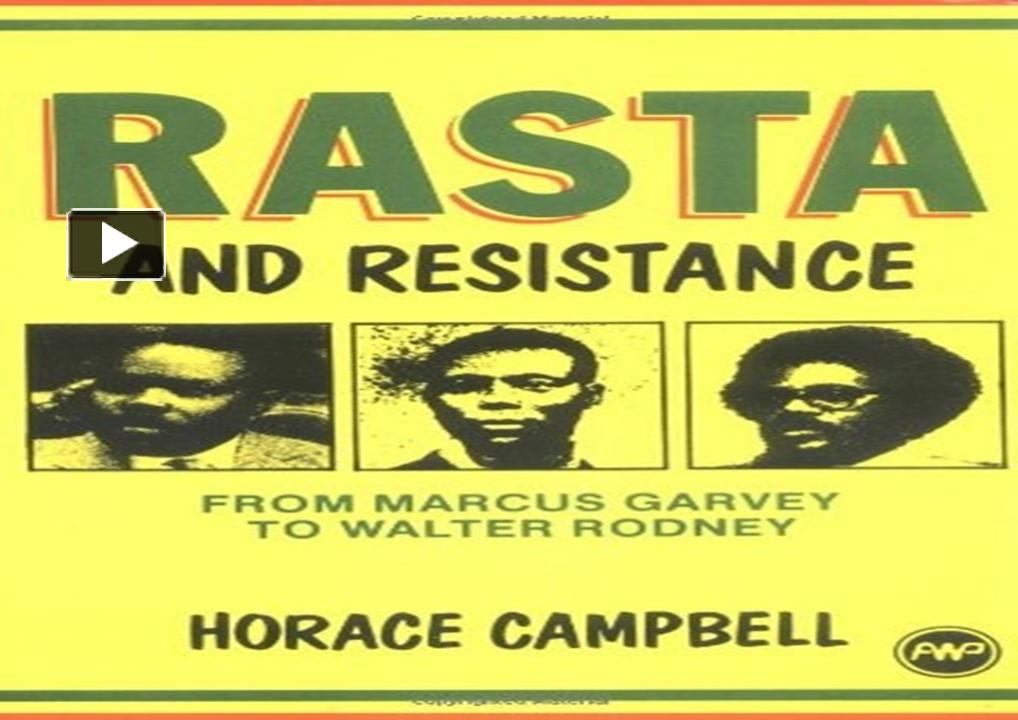 PPT – PDF_⚡ Rasta and Resistance: From Marcus Garvey to Walter Rodney ...