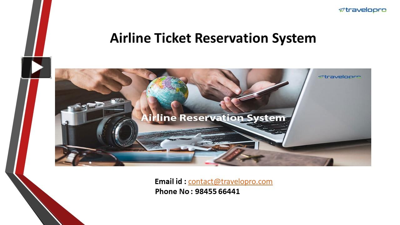PPT – Airline Ticket Reservation System PowerPoint presentation | free ...