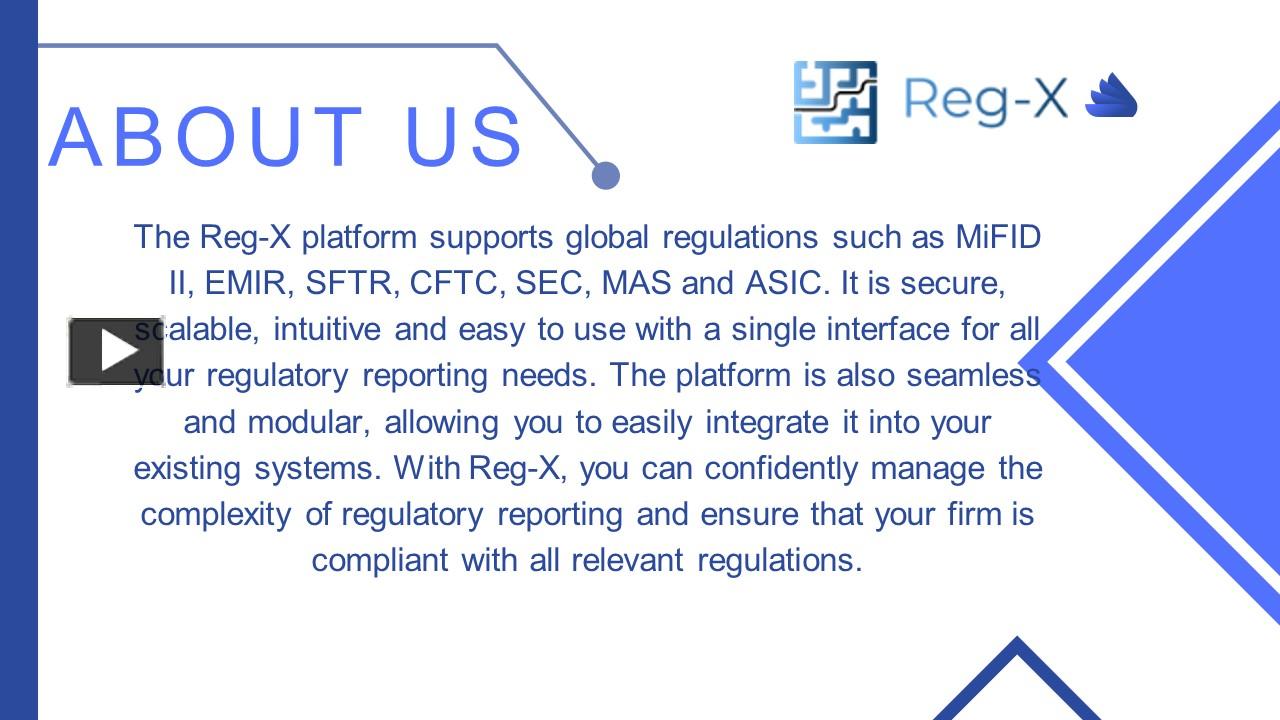 PPT – Reg-X Innovations - Global Regulatory Reporting Company ...