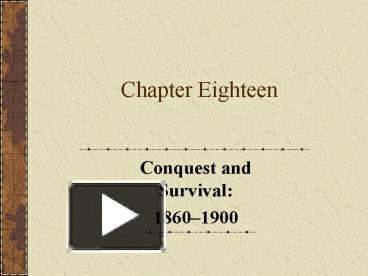 Chapter Eighteen presentation | free to view