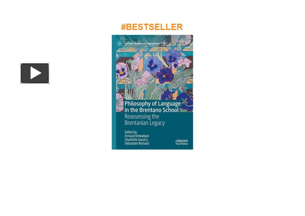 PPT – Pdf⚡️(read ️online) Philosophy of Language in the Brentano School ...