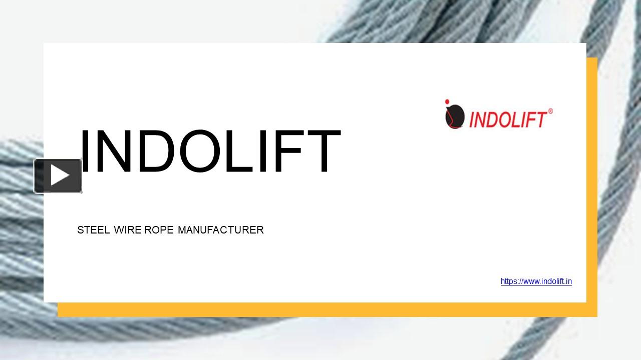 PPT – Steel Wire Ropes manufacturers PowerPoint presentation | free to ...