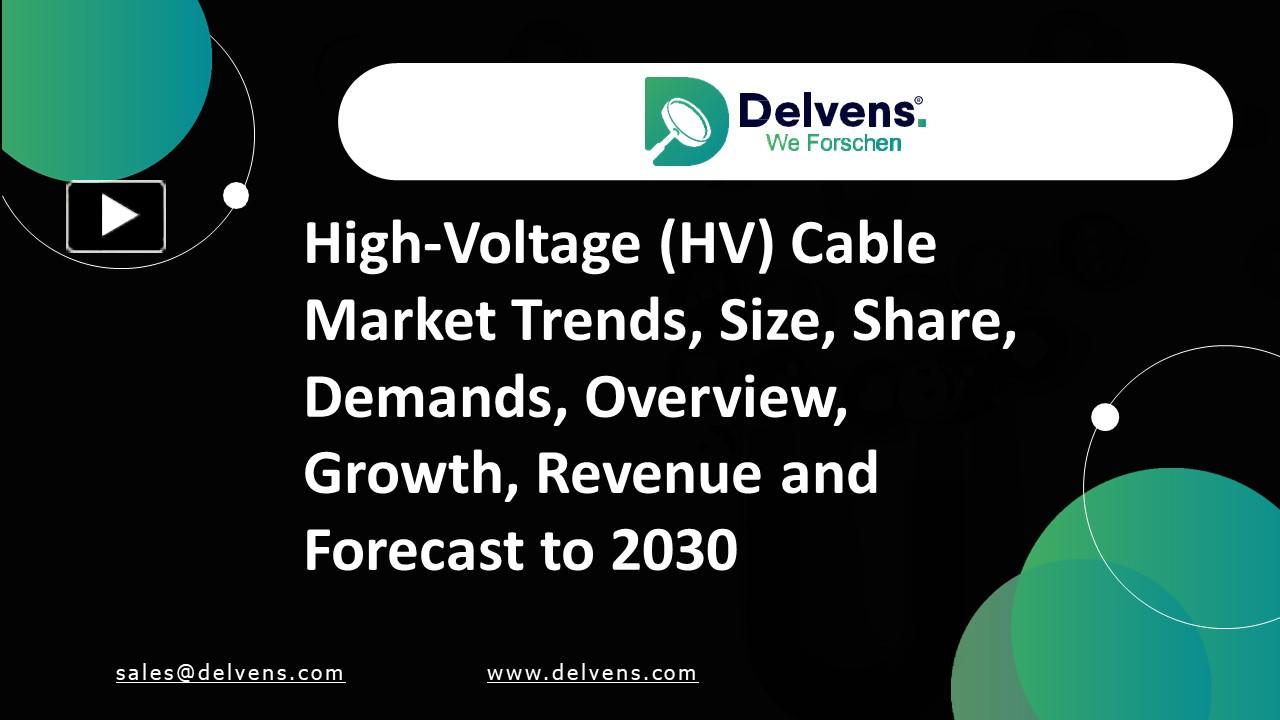 PPT – High-Voltage (HV) Cable Market PowerPoint presentation | free to ...