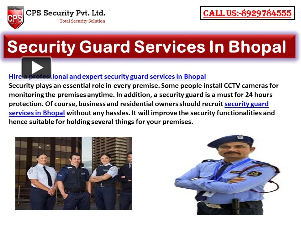 PPT – security guard services in bhopal PowerPoint presentation | free ...