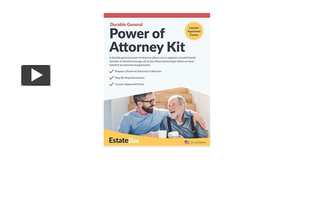 Pdf (read online) Durable General Power of Attorney Kit: Make Your Own ...