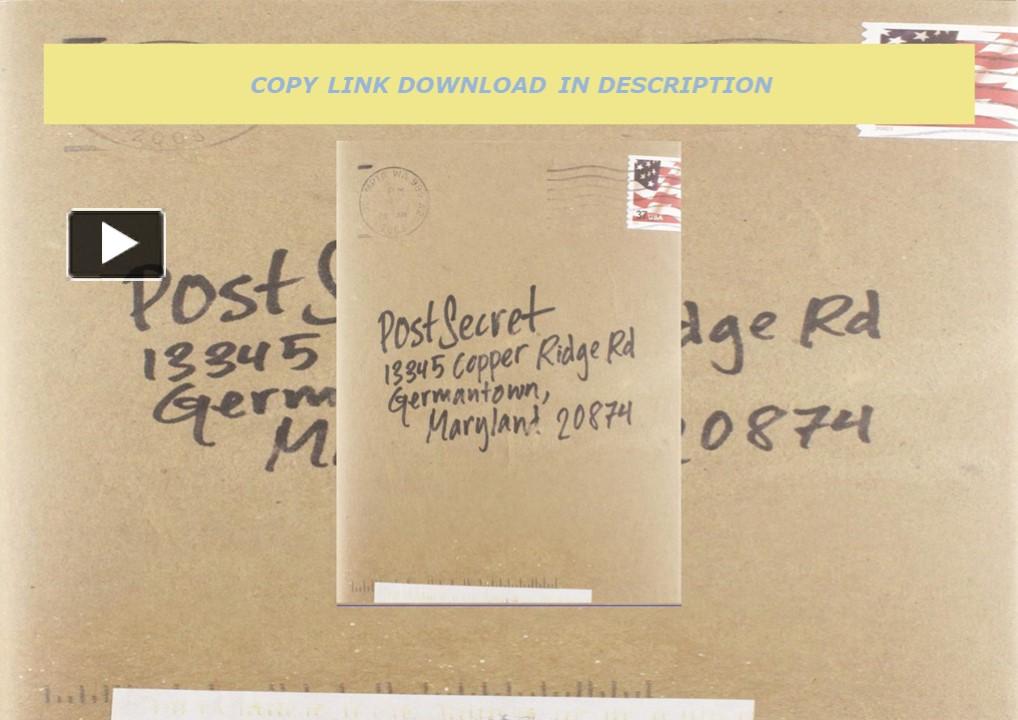 [READ]⚡PDF PostSecret: Extraordinary Confessions from Ordinary Lives ...