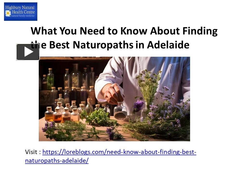 What You Need to Know About Finding the Best Naturopaths in Adelaide ...