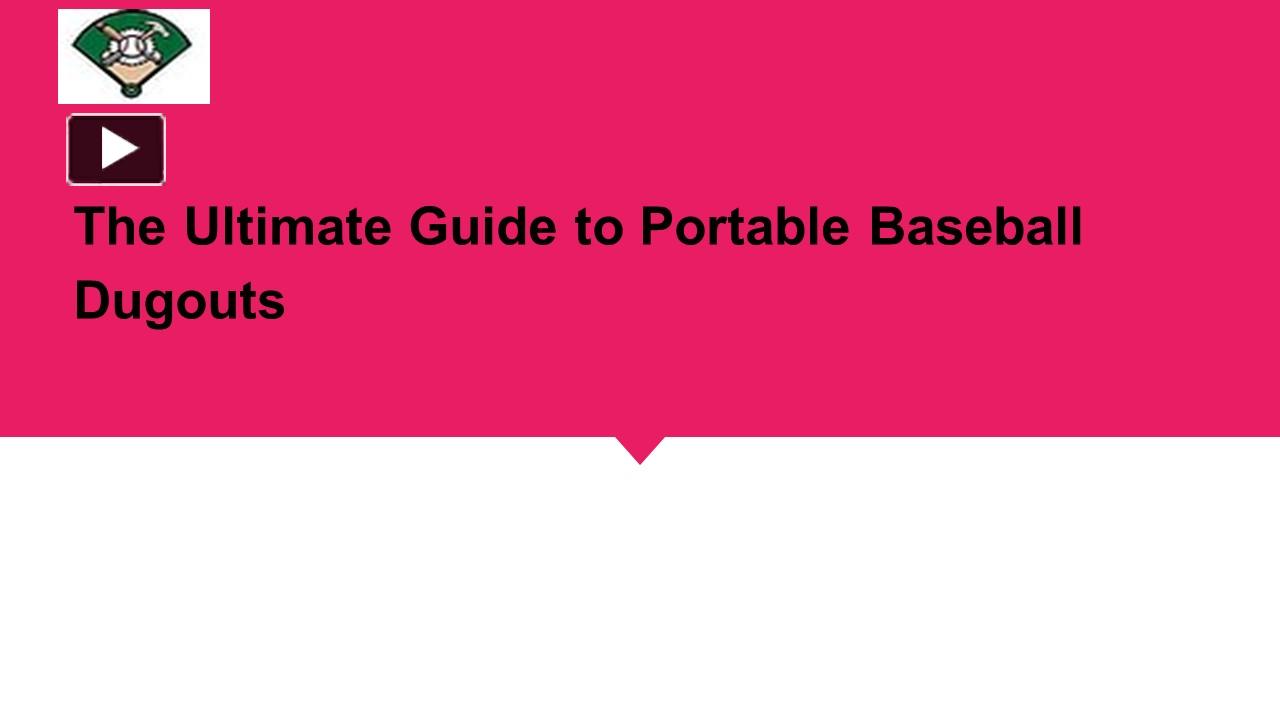 Revolutionizing the Game: The Ultimate Guide to Portable Baseball ...