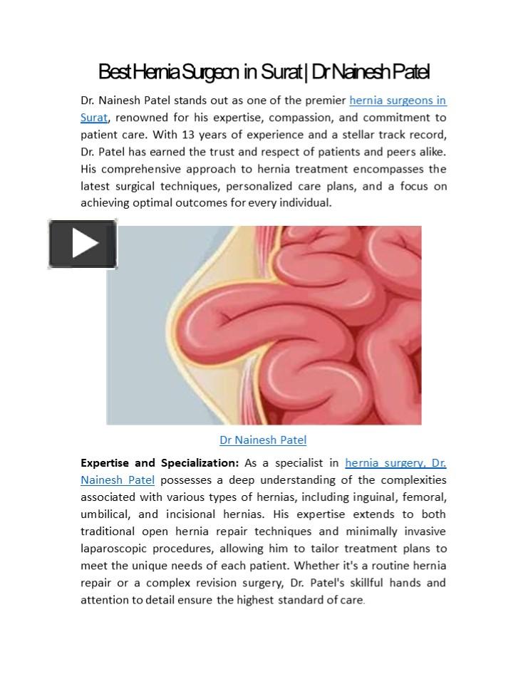PPT – Best Hernia Surgeon in Surat | Dr Nainesh Patel PowerPoint ...