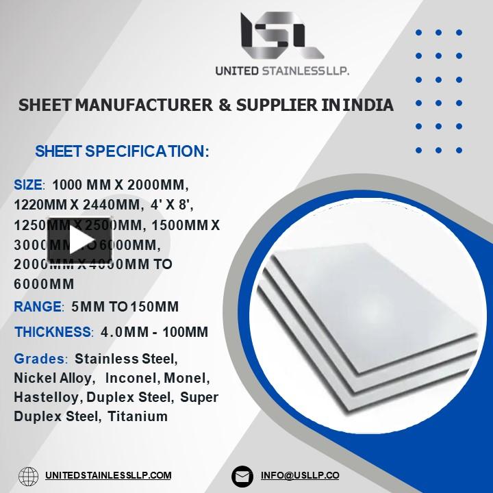 ROUND BARS | SHEETS | PLATES | COIL - United Stainless LLP presentation ...
